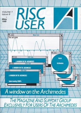 Risc User Volume Issue May Magazine Computing History