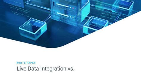 live data integration vs data replication
