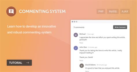 Commenting System With Php Mysql And Ajax