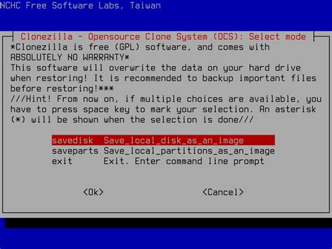 Backing Up And Restoring Your Linux System With Clonezilla Nobara Project Wiki