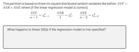Solved This Partition Is Based On Three Chi Square