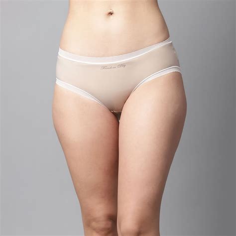 Buy Prettycat Women Beige Solid Mid Rise Sexy Hipster Panty With Very