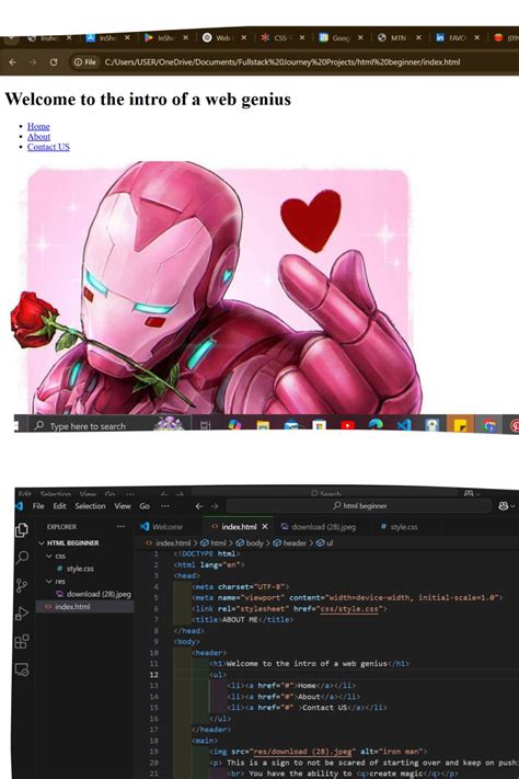 started 100daysofcode built first html page favour ololade ajayi