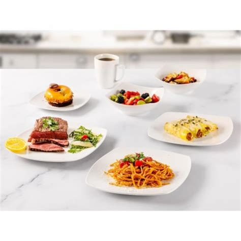 Zulay 16 Piece Square Dinnerware Sets 16 Kroger