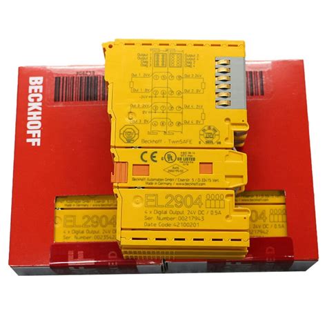 Beckhoff El2904 Ethercat Digital Output Terminal Module Industrial Automation Parts Supplier