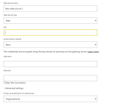 Connecting Web Data Source With Key In Powerbi Gat Microsoft