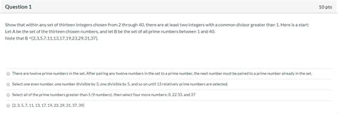 Solved Question Pts Show That Within Any Set Of Chegg Com