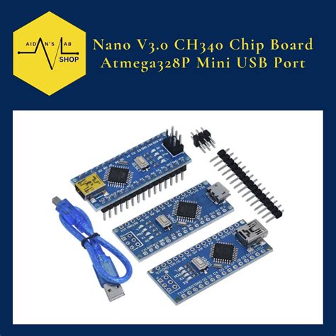 Arduino Nano Nano V3 0 Ch340 Chip Board，atmega328p Mini Usb Port With