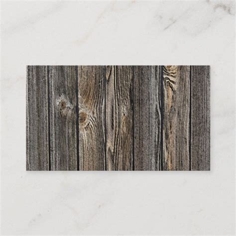 Wood Background Business Card Zazzle