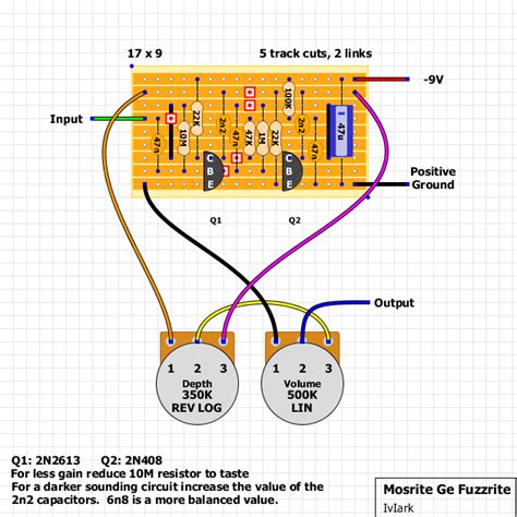 Guitar Fx Layouts Mosrite Ge Fuzzrite