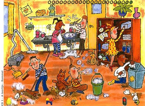Schoonmaken En Opruimen Thema Taalactiviteiten Schoonmaken