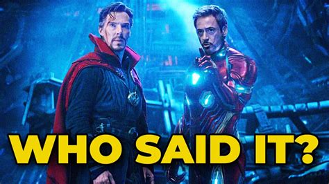 MCU Quiz Which Avenger Said It Iron Man Or Doctor Strange