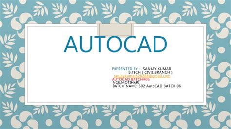 Auto Cad Commands Pdf
