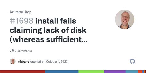 Install Fails Claiming Lack Of Disk Whereas Sufficient Seems Available