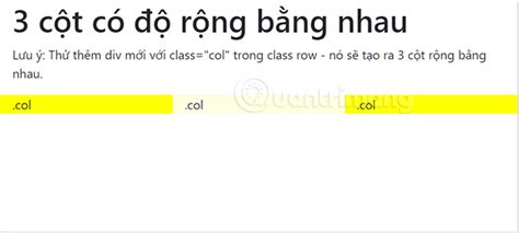 Bài 3 Hệ Thống Lưới Grid System Trong Bootstrap 5