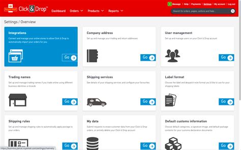how to use royal mail click and drop integration