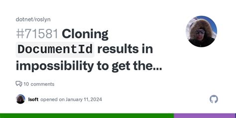 Cloning `documentid` Results In Impossibility To Get The Valid Result