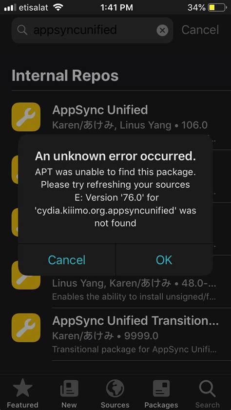Why Do I Need To Keep Getting Appsync Unified From Kiimo And Then This Happens I Already Have