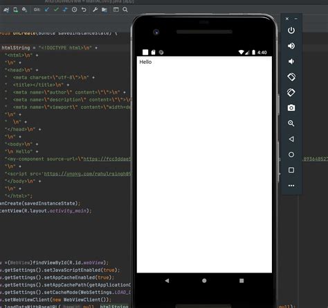 Android Web View Not Loading This Static Html Stack Overflow