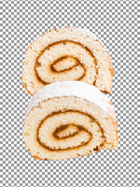 투명한 배경에 격리된 맛있는 소프트케이크 프리미엄 Psd 파일