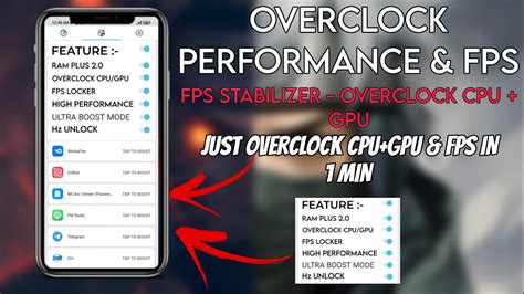 How To Overclock Android Without Root Increase Fps And Fix Lags GHz To GHz