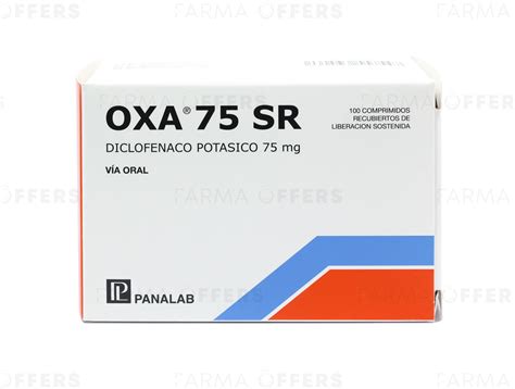 Oxa Tabenter Sr 75mg 1 De 100 Farmaoffers