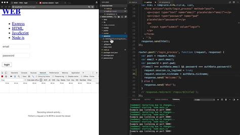 Web4 Express Session And Auth 63 인증구현 세션 미들웨어 설치 Youtube