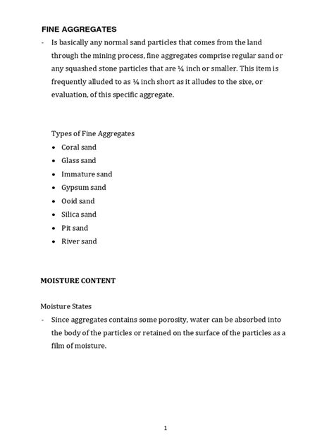 Determination Of Moisture Content Of Fine Aggregates Pdf Porosity