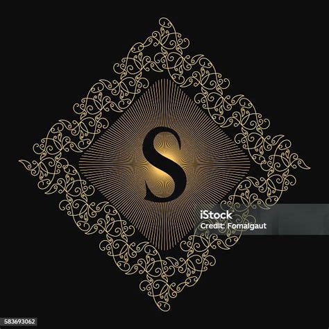 모노그램 디자인 우아한 템플릿 우아한 비즈니스 엠블럼 문자 S 벡터 0명에 대한 스톡 벡터 아트 및 기타 이미지 0명 고풍스런 국경 Istock