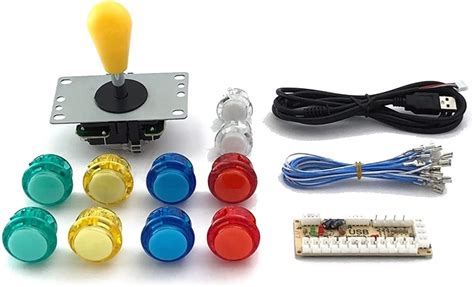 TX GIRL Arcade DIY Kit 1P USB Sanwa Mixed Colors Retro Arcade