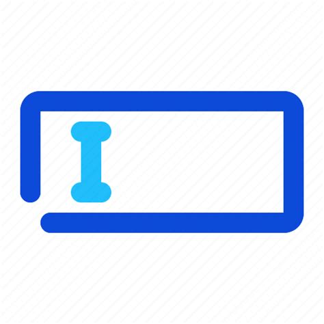 Form Field Type Text Input Icon Download On Iconfinder