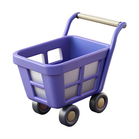 Majestic Iconic Clean Lines Forming A Simple Shopping Cart Flat Color Scalable Minimal With