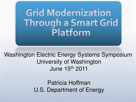 Ppt Grid Modernization Through A Smart Grid Platform Powerpoint Presentation Id1587445
