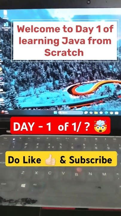 Day 1 Of 1 Of Learning Java From Scratch Shorts Blog Dailyvlog Trending Coding