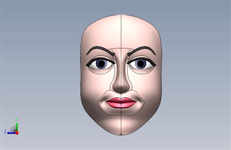 Solidworks人脸模型solidworks 2014模型图纸下载 懒石网 Solidworks人脸模型solidworks 2014模型图纸下载 懒石网