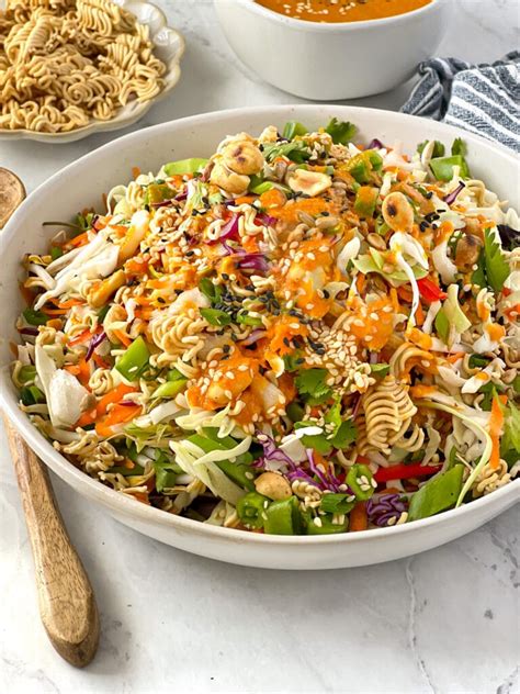 Crunchy Asian Ramen Noodle Salad Simply Ceecee
