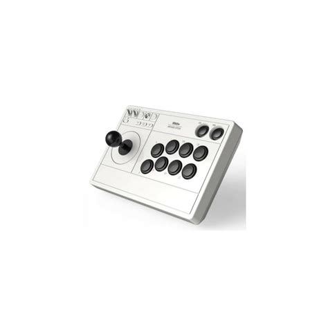8bitdo Arcade Stick Black White Rf Usb Joystick Analogue Digital Pc