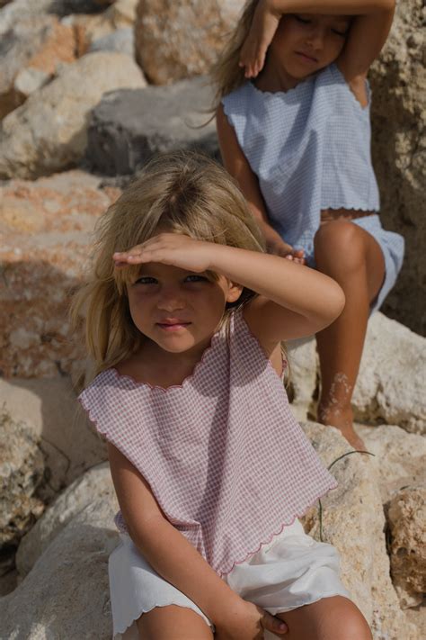 Scalloped Set Coral The Little Ones