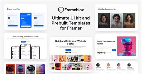 Frameblox Ultimate Framer Ui Kit Design System And Components Library