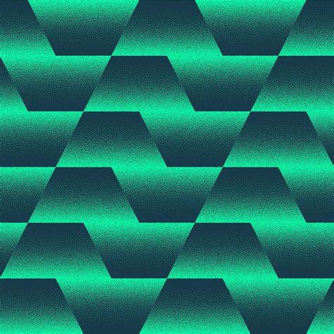 Premium Vector Visual Concept Futuristic Seamless Pattern Trend Vector Turquoise Abstraction