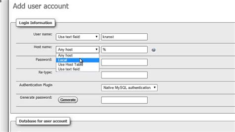 การสร้างผู้ใช้งานเพิ่มในฐานข้อมูล Mysql โดยโปรแกรม Phpmyadmin Youtube