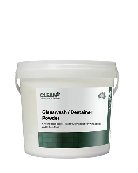 Buy Clean Plus Glasswashdestainer Powder 5kg At Cleaners Hub