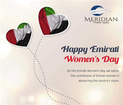 Emiratiwomensday Womenempowerment Inspiringwomen Uae Meridiantradelinks Arun James