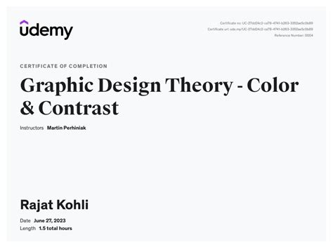 rajat kohli on linkedin udemy course completion certificate