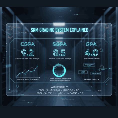 Srm Grading System Explained Cgpa Sgpa Gpa With Examples Cgpa