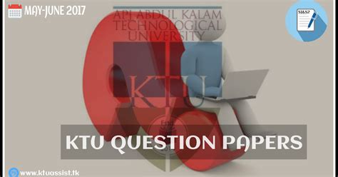ktu s1ands2 previous year university question papers may june 2017 ktu