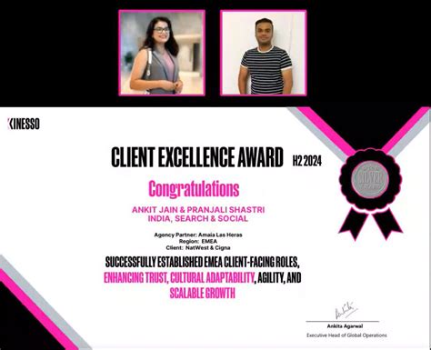 Ankit Jain On Linkedin Globalclientexcellenceawards Teamwork Gratitude Clientsuccess… 54