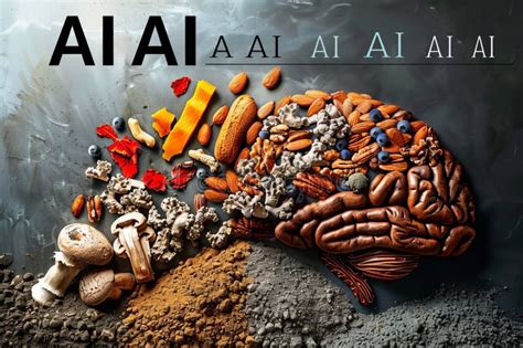 Ai Brain With Data Analysis Digital Intelligence Futuristic Technology Cybernetic Innovation