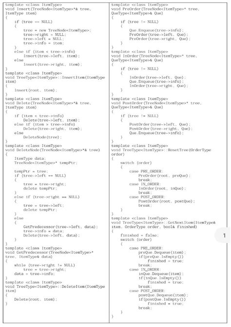Design And Implement The Binary Search Tree Adt