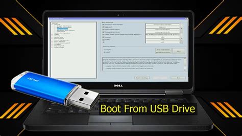 How To Boot Form Usb Flash Drive Enable Usb Drive Boot Menu Dell Latitude E5440 Youtube